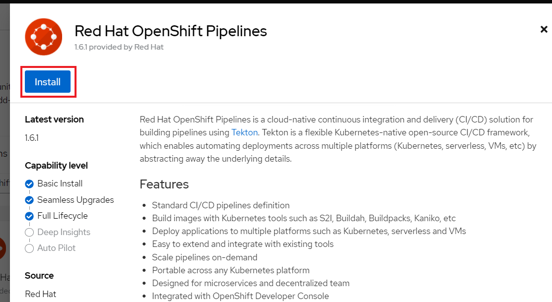 Red Hat Advanced Cluster Security を使用したアプリケーションへの自動化セキュリティの実装とDevSecOpsの構築 :: ACS Workshop