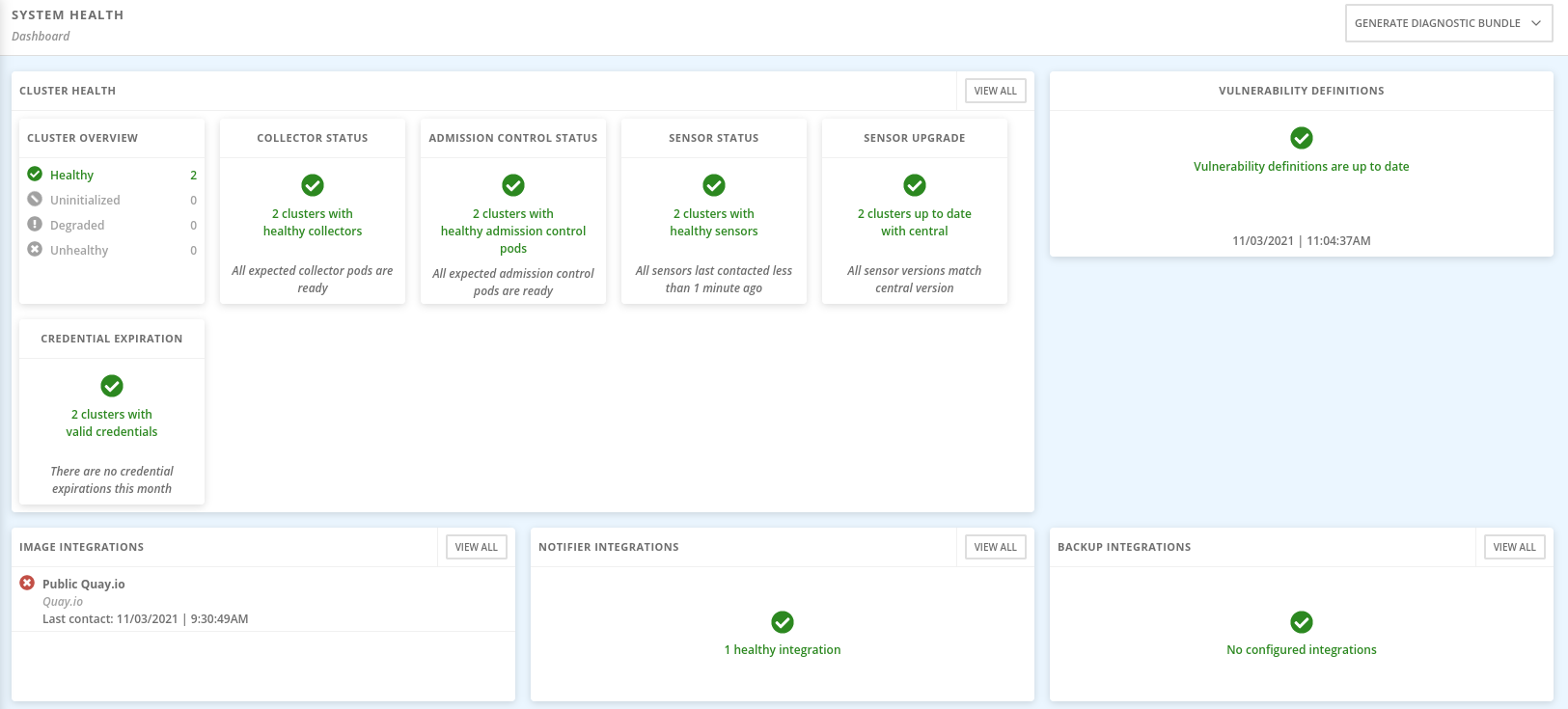 RHACS Secure Cluster Management :: ACS Workshop
